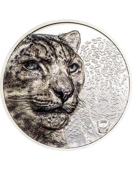 Mongolia 2024 500 Togrog SNOW LEOPARD Wild Mongolia 1 Oz silver coin ...